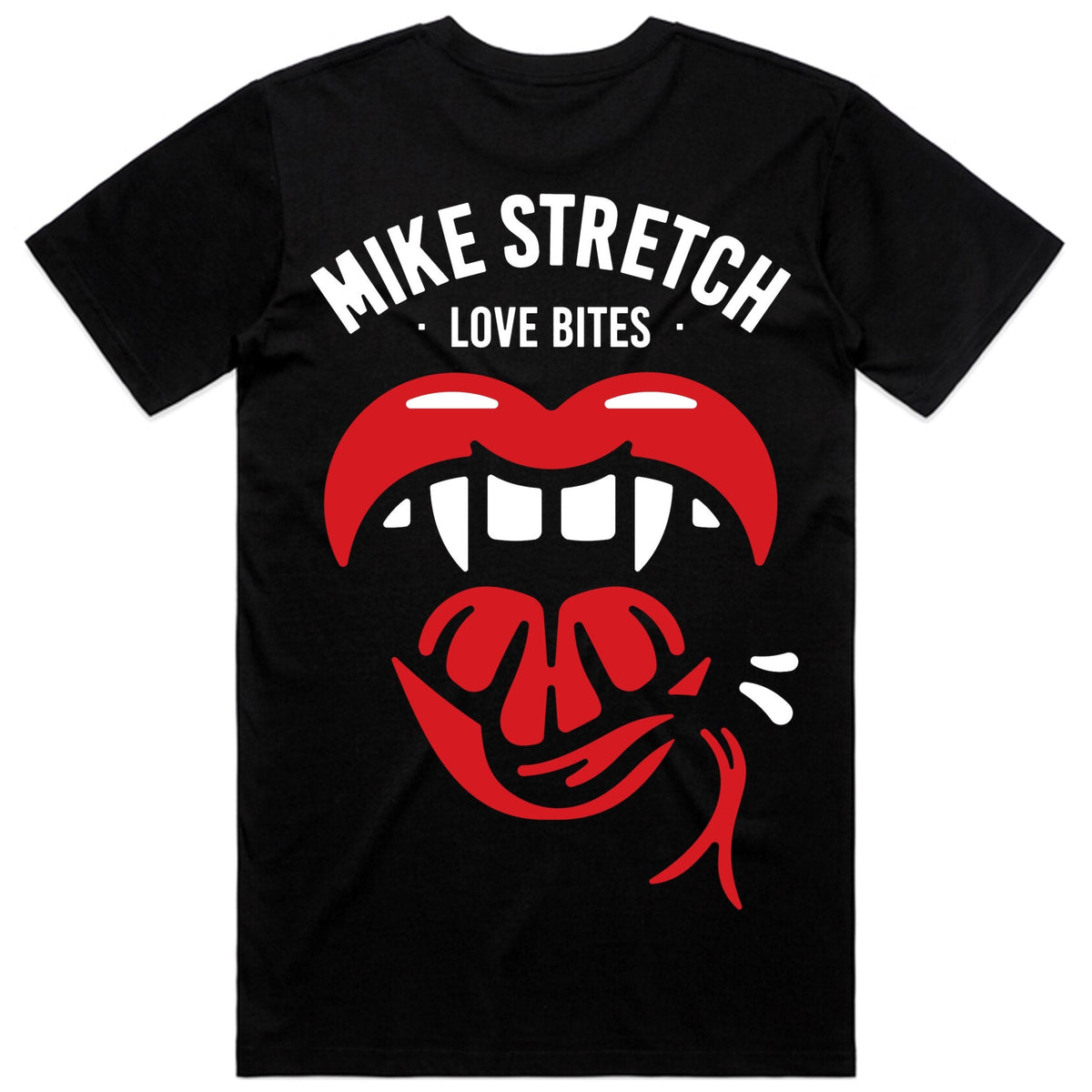Love Bites Vampire Tee | Mike Stretch Graphic Tshirt Australian Brand ...