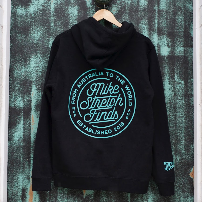 World Hood Black Hoodie Australia Brand |Mike Stretch Finds Streetwear